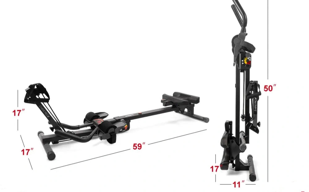 3 Major Benefits of 3 in 1 Rowing Machine Workout Equipment